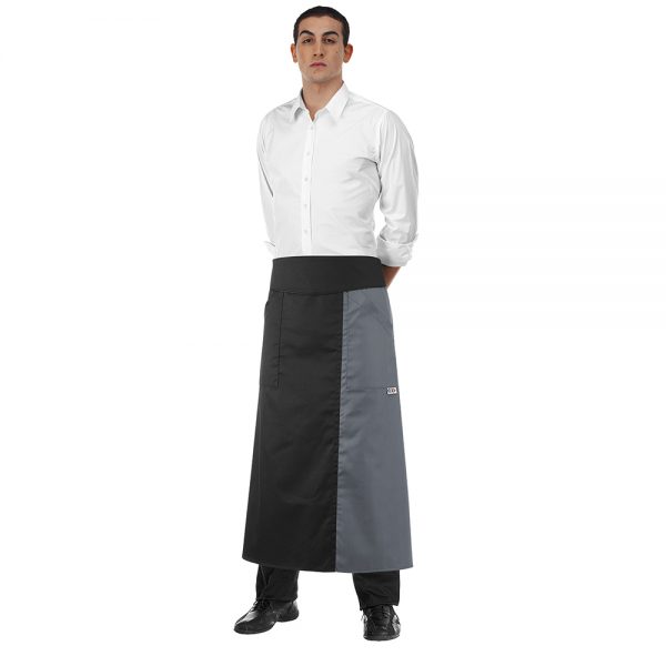 LONG WAIST APRON WITH FOLDED TOP AND POCKETS – Wayward Workwear